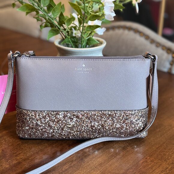 kate spade | Bags | Kate Spade Greta Court Ramey Cityscape Glitter ...